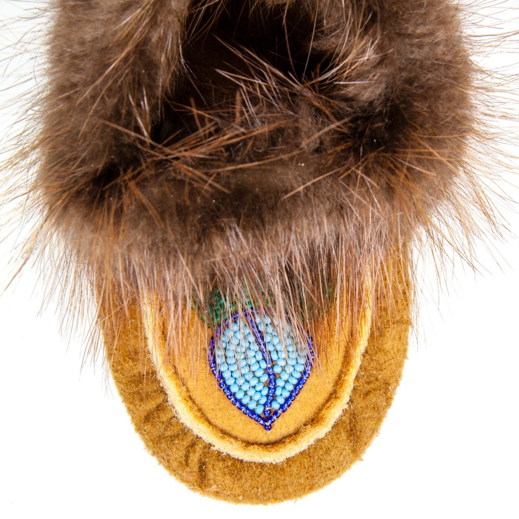 Moosehide Moccasins Handmade by Skilled Acho Dene Native Artisans
