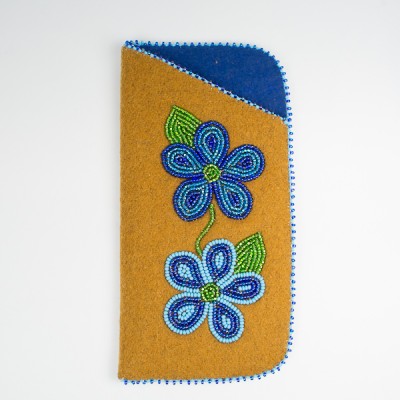 Handmade Moosehide Beaded Glasses Cases | Acho Dene Native Crafts